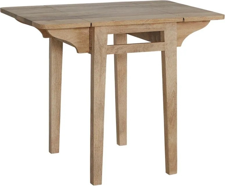Rozkládací jídelní stůl s přídavnou deskou z mangového dřeva 43,5x60 cm Derri – Ellos Home