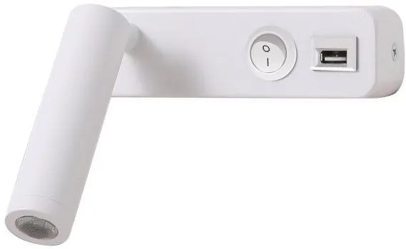 Immax goal usb + vypínač, led, 3w, bílá