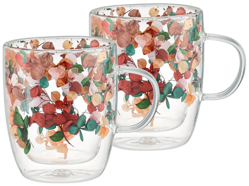 4Home Termo sklenice Bloom Hot&Cool 400 ml, 2 ks