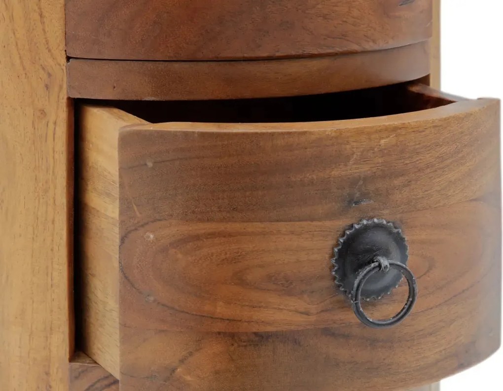 furniture-nabytek.cz - Kulatá skříňka Meridan akácie