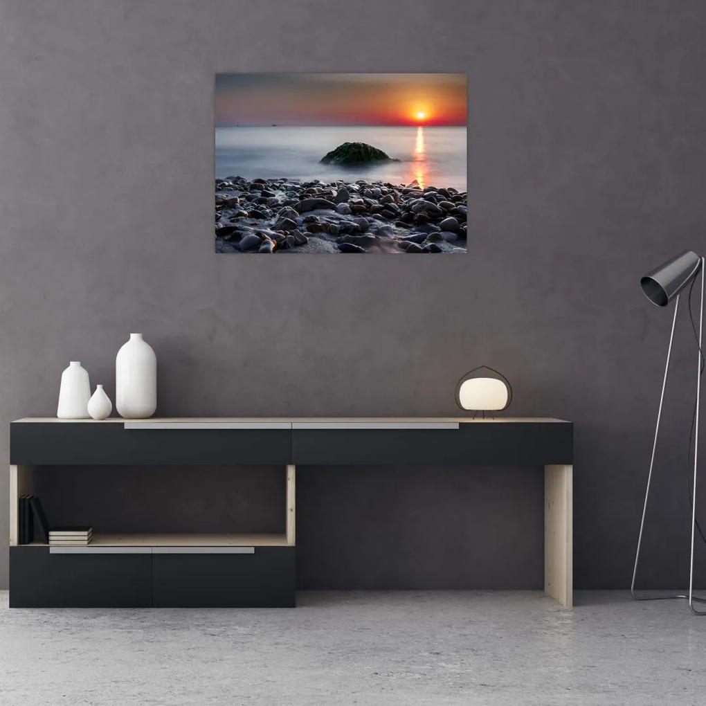 Skleněný obraz - Na pobřeží (70x50 cm)