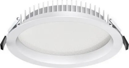 Vestavné LED svítidlo PROLUMIA Pro-Logic 200 Ø228x53mm pro výřez Ø 200-210mm 25W IP54 bílá 3000/3500/4000K nastavitelný výkon 421741 41
