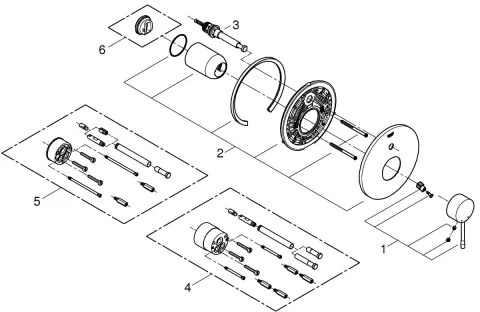 GROHE 19285001 - Vanová baterie ESSENCE lesklý chrom