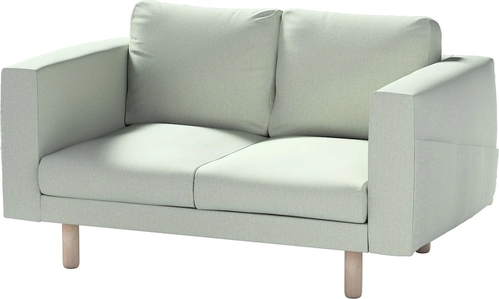 Potah na pohovku IKEA Norsborg 2-místná barva modrá látka pletený vzor