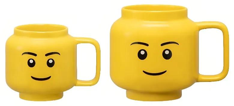 Lego® Žlutý keramický hrnek LEGO® Chlapec 530 ml