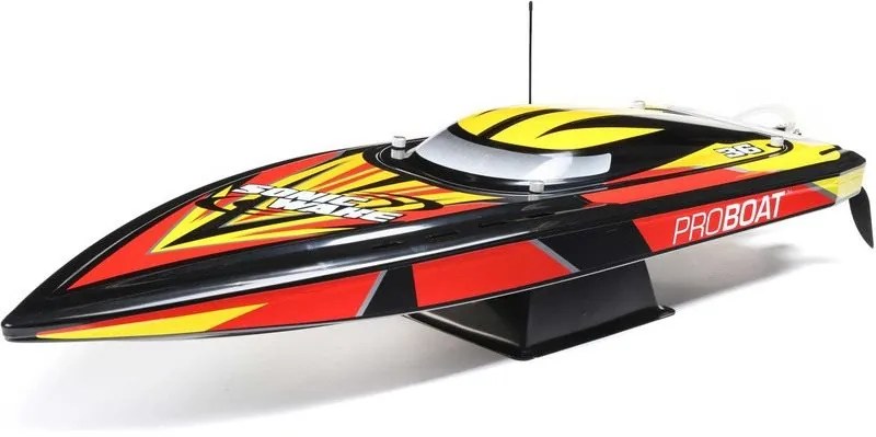 Rc loď proboat sonicwake v2 36" rtr černá