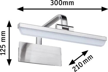Paulmann 95571 - LED/6W Obrazové svítidlo RENAN 230V 30 cm matný chrom