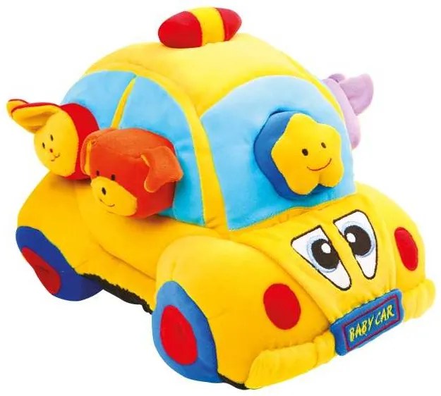 small foot Textilní auto se zasunovacími tvary