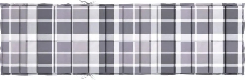 vidaXL Poduška na lehátko 200 x 60 x 3 cm oxfordská látka [314217] Barva: antracitová