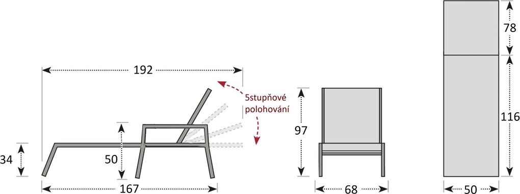 Doppler PESARO antracit/káro