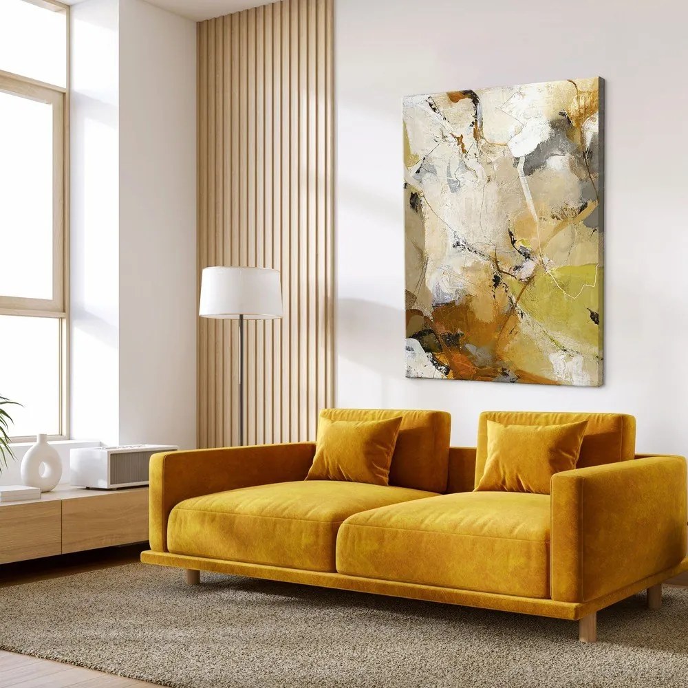 Tištěný/s ručně malovanými prvky obraz na plátně 90x118 cm Everlast – Malerifabrikken