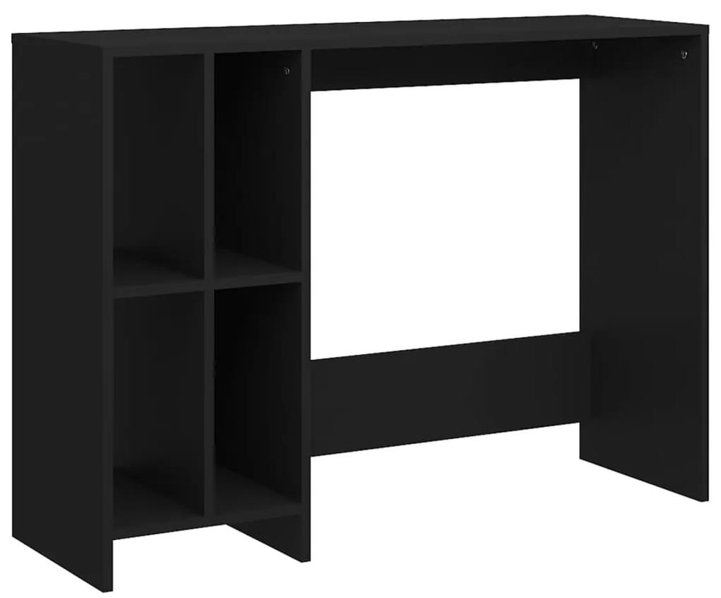 vidaXL Stůl na notebook černý 102,5 x 35 x 75 cm kompozitní dřevo