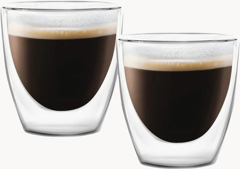 Sada šálků na espresso se dvojitou stěnou Amo, 2 díly