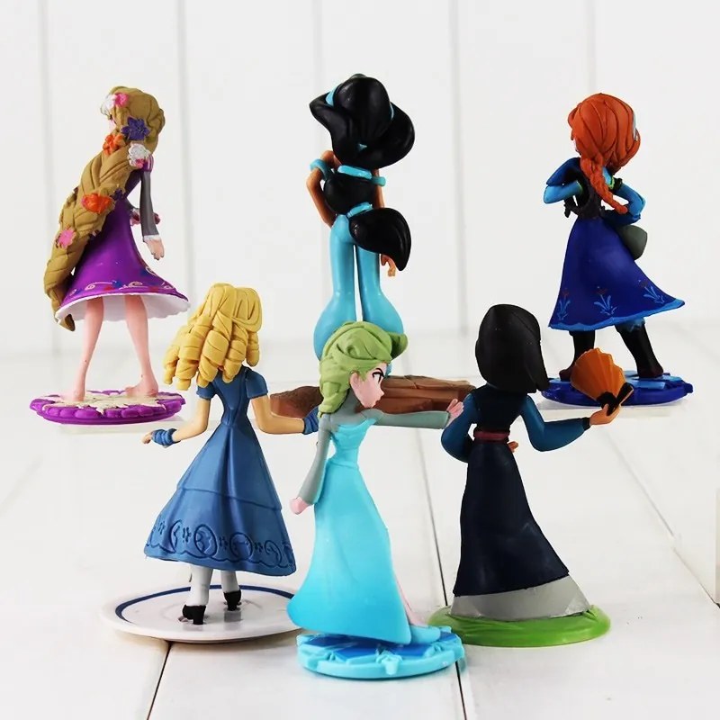 Figurky Disney Princezny z pohádek 6 ks