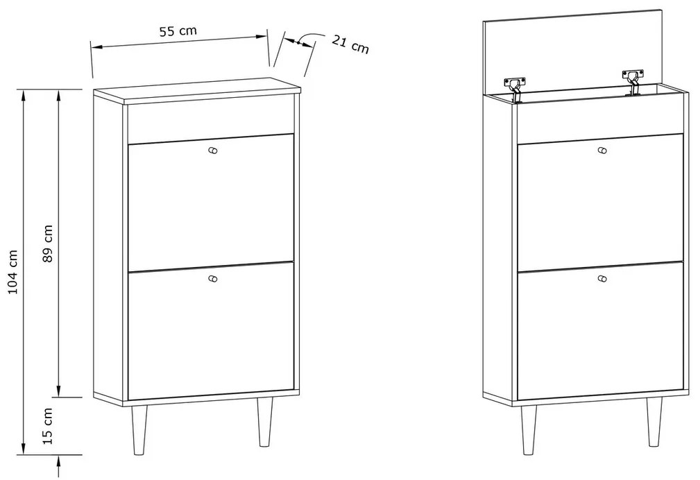 Casarredo Botník VERMONT SC521 světle šedá