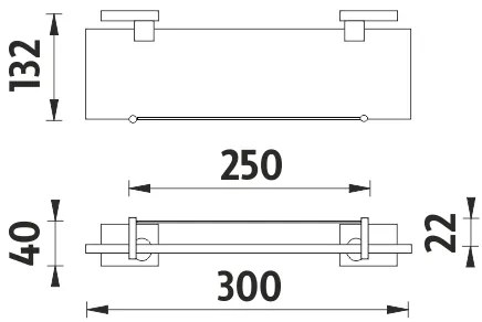Nimco Police s ohrádkou, 30 cm KE 22091BX-30-26