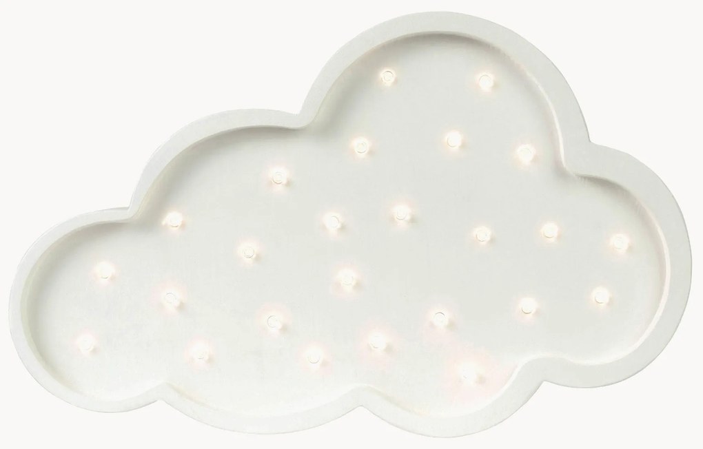 Ručně vyrobená LED lampička do dětského pokoje's funkcí časovače a dálkovým ovládáním Cloud, stmívatelné