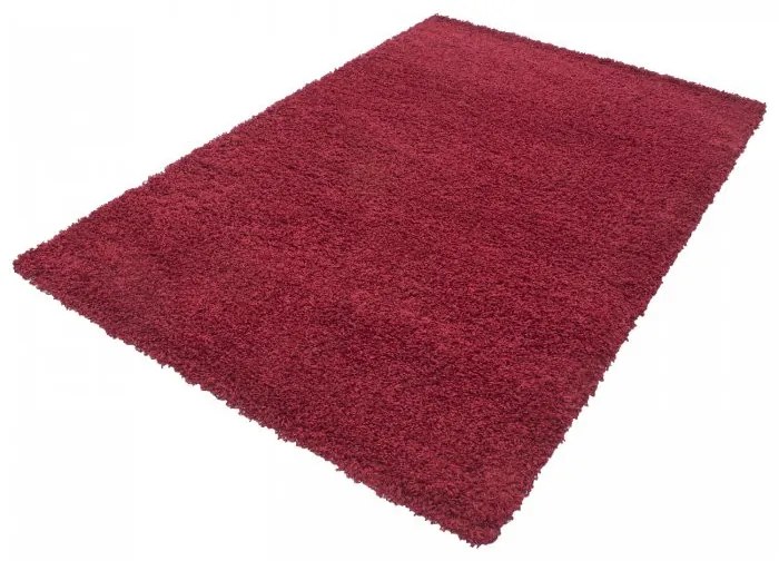 Vopi | Kusový koberec Life Shaggy 1500 red - Kulatý 120 cm průměr