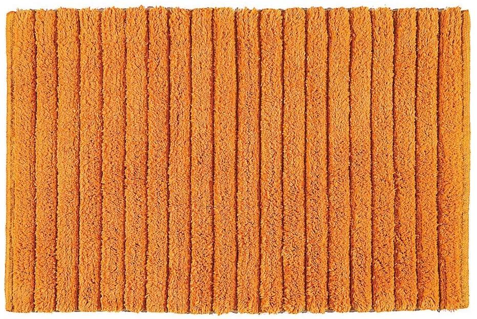 Sapho, BOMBAY Koupelnová předložka, 50x80 cm, 100% bavlna, protiskluz, oranžová