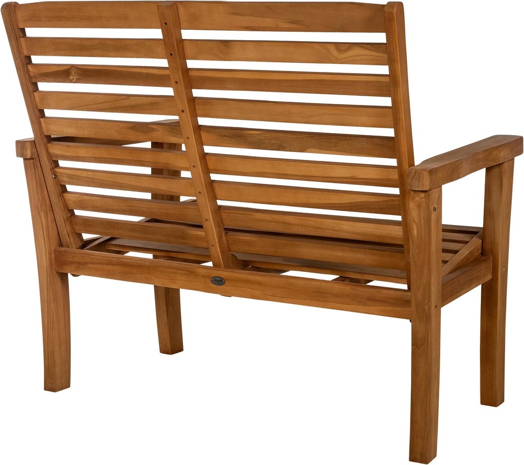 Polohovací teaková lavice Nicosia 120 cm