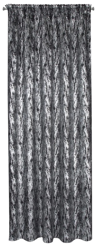 ZATEMŇOVACÍ ZÁVĚS NA PÁSCE ELISE 140X270 CM ČERNÁ