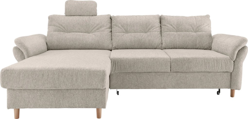 XXXLutz ROHOVÁ SEDAČKA, textil, béžová Livetastic - Sedací soupravy - 002310012728