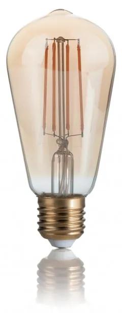 LED žárovka retro vintage filament ST64 EDISON 4W LED ST64 jantar - 151694 - Ideal Lux