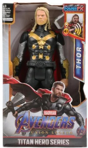 Ozvučené postavičky akčních superhrdinů Marvel, Titan Hero series 30 cm Varianta: Thor, s krabicí