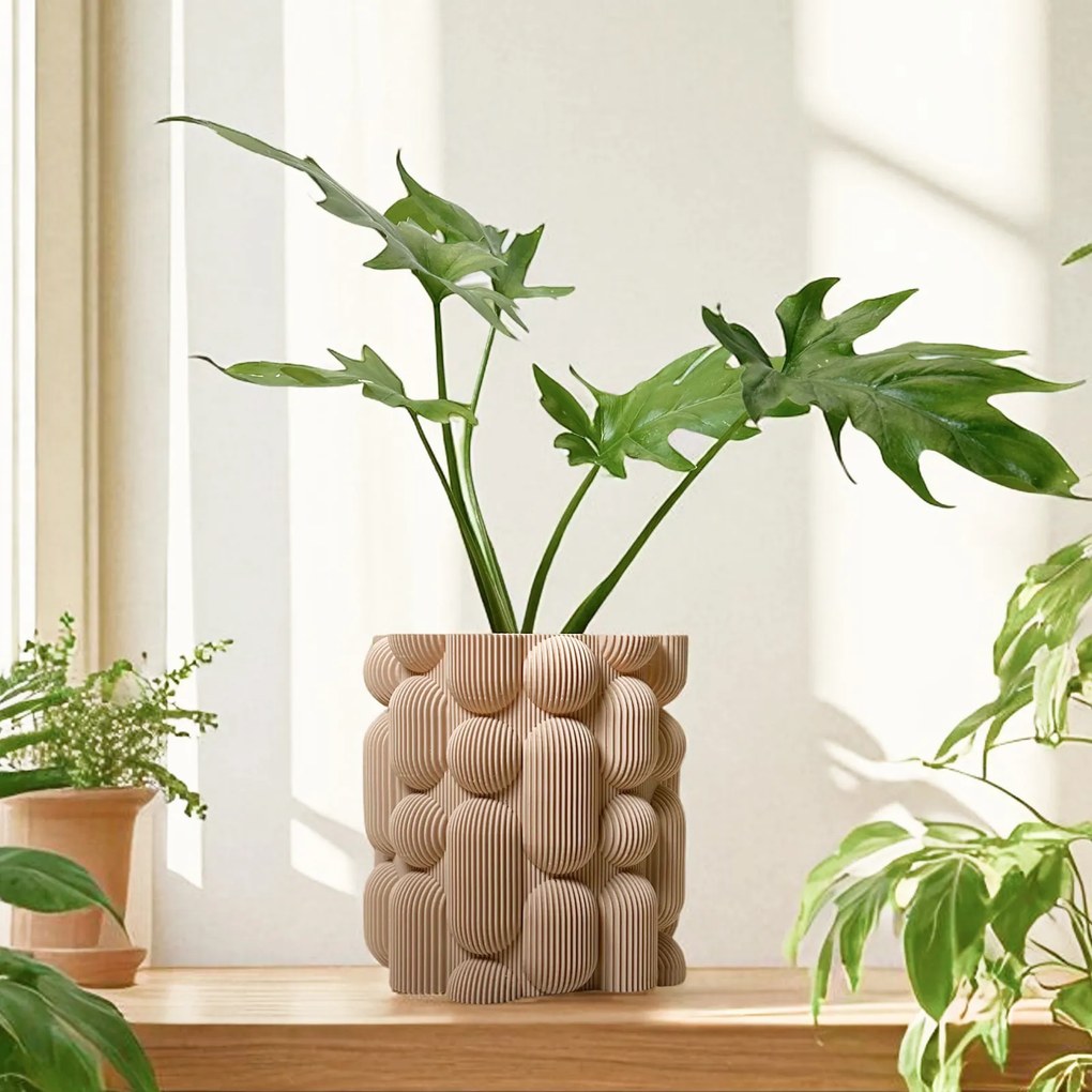 Plantbee Květináč Elgus 18cm tělová