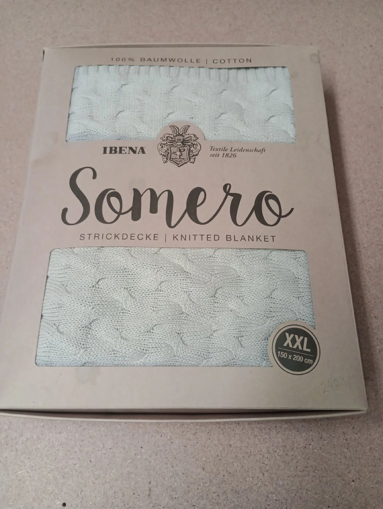 Ibena Pletená deka Somero šedá - z EXPOZICE