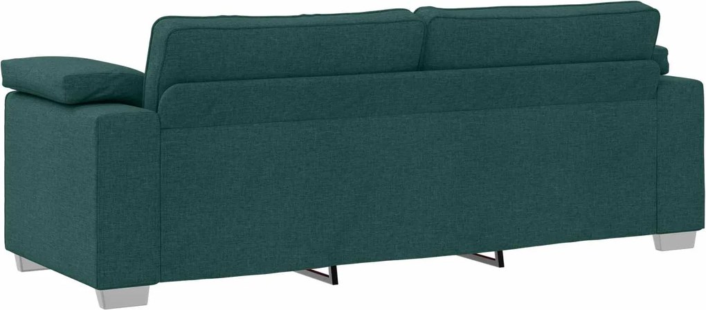 Pohovka 2 ks Tmavě zelená textil 3324745
