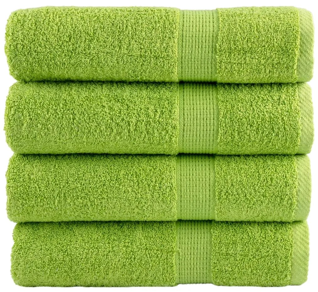 Premium ručníky SOLUND 4 jablkově zelené 70x140cm 600 g/m² 137501