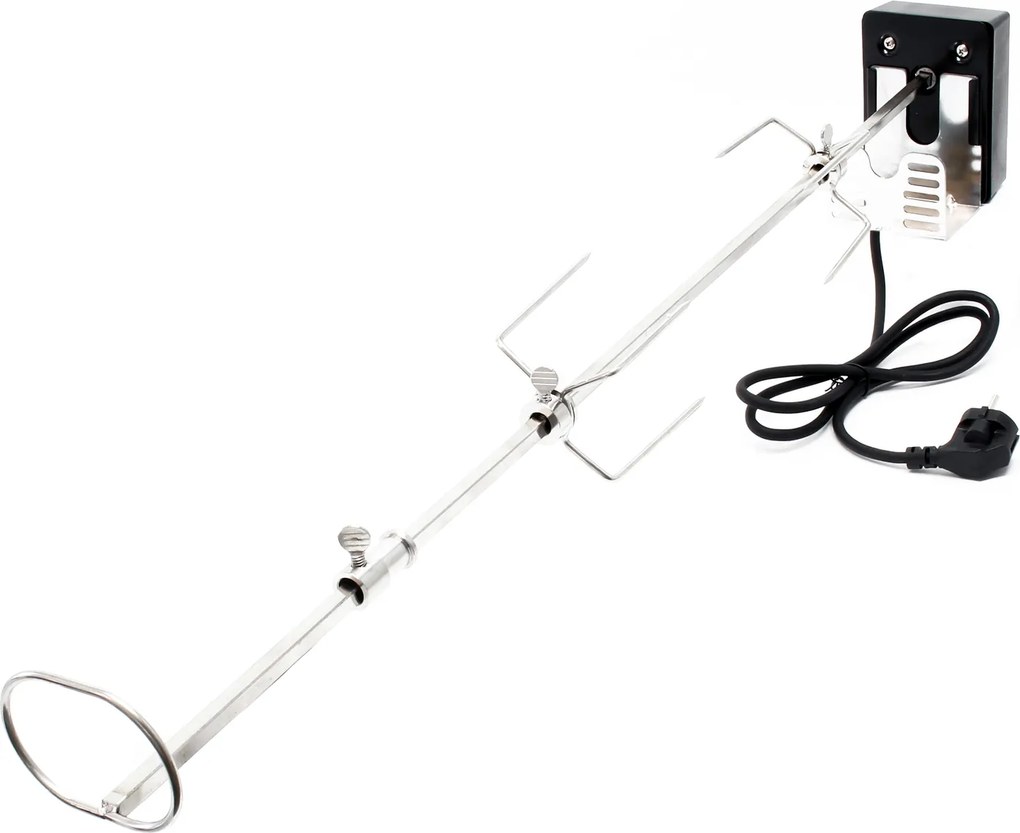 Grilovací rožeň Wiltec – 82 cm, 230 V (62065)