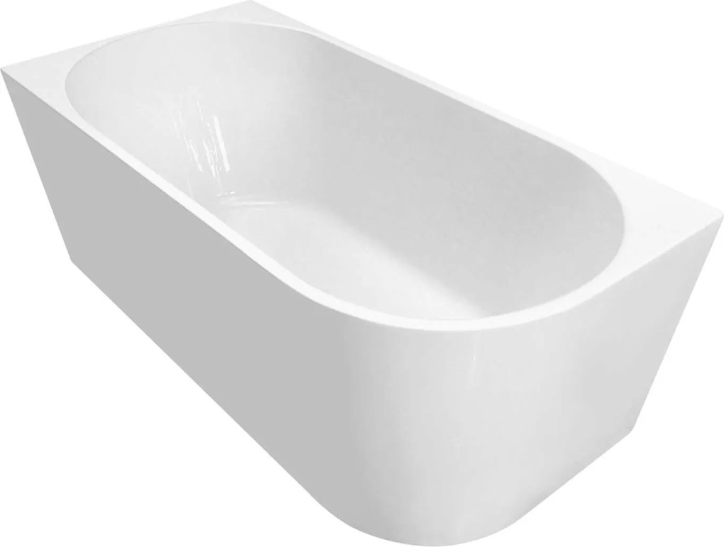Aqualine Tibera - Vana 150x75 cm, levá, bílá E1047