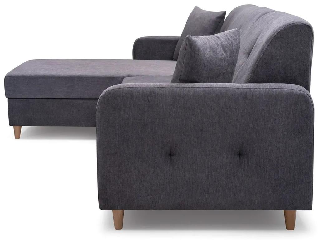 Casarredo - Komfort nábytek Rohová sedací souprava MIKOLA rozkládací s úložným prostorem, Orino 18 | Umístění rohu: roh na levé straně