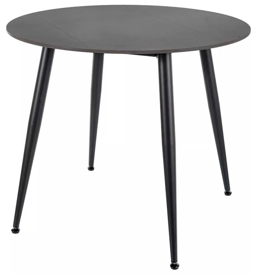 Jídelní stůl Rion - průměr 90 cm, černá