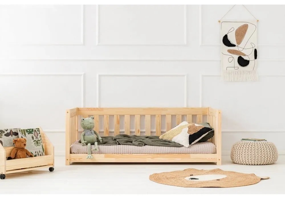 Dětská postel z borovicového dřeva v přírodní barvě 90x190 cm CPP – Adeko