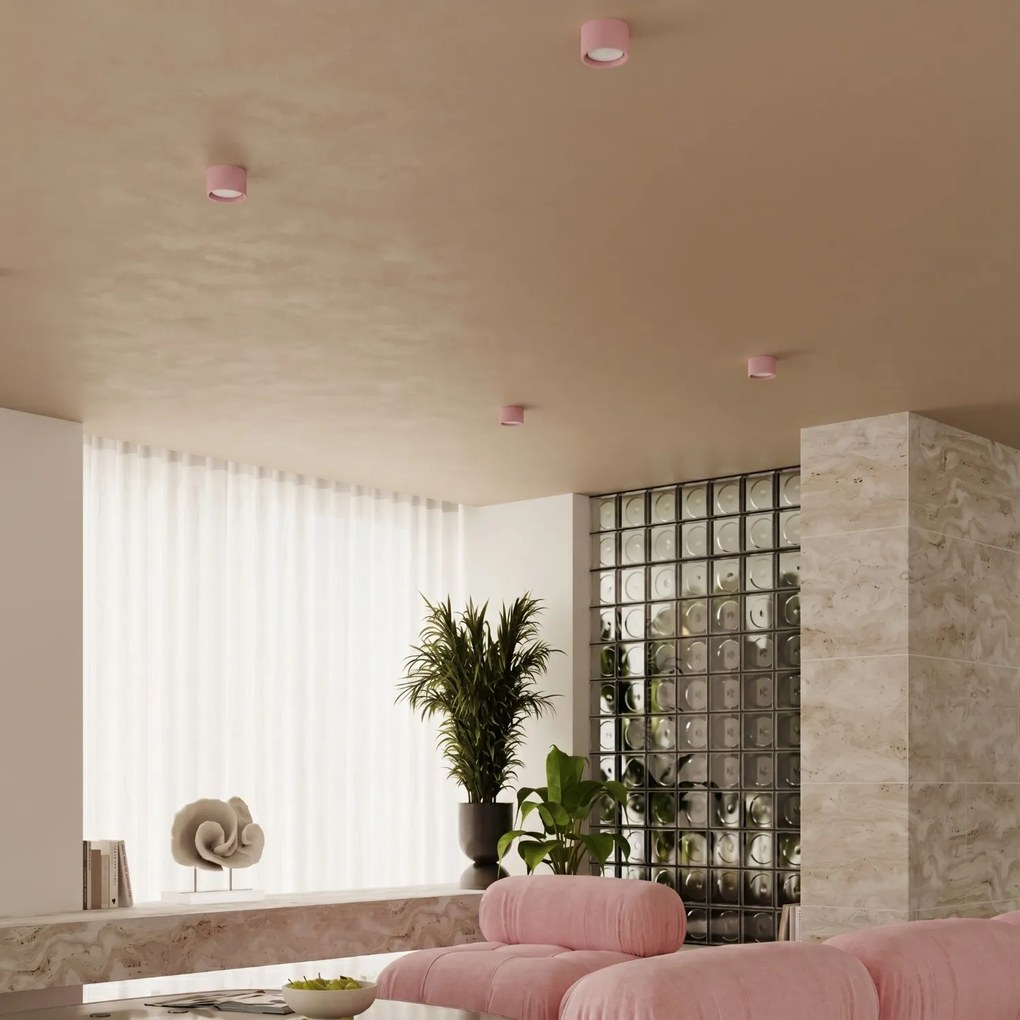 Sollux Lighting Stropní svítidlo MODO 1 růžové GX53