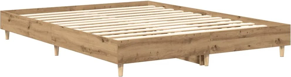 Rám postele bez matrace Artisan Dub 140x200 cm kompozitní dřevo 3328725