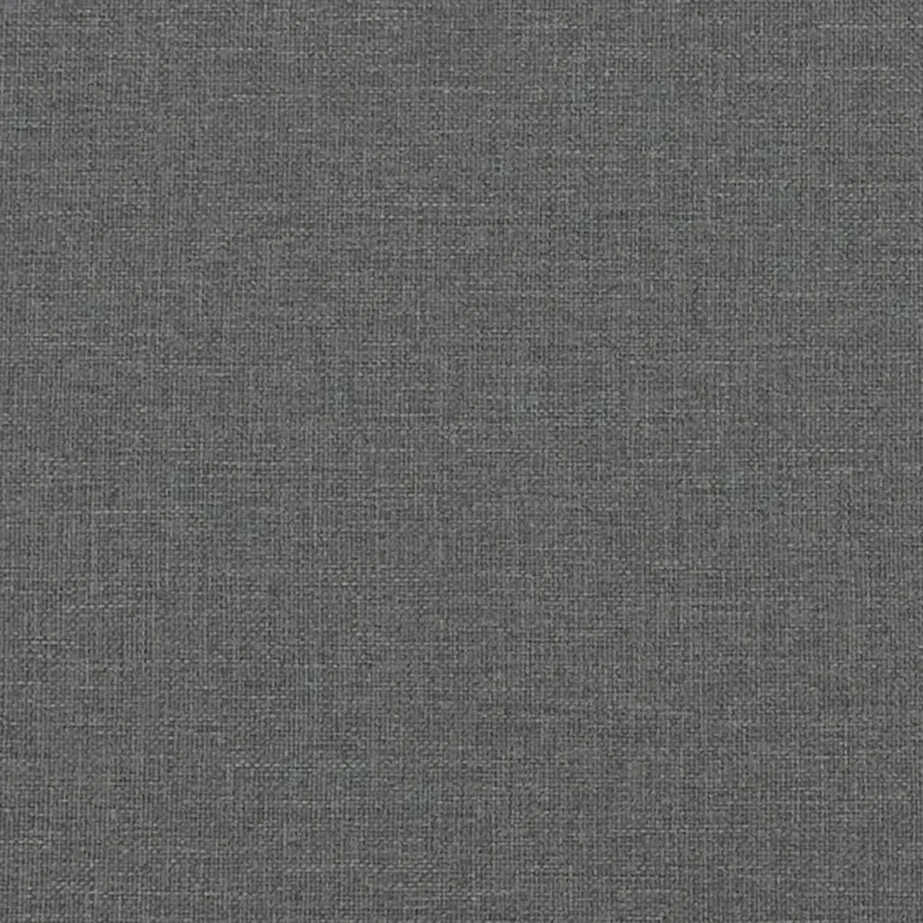 vidaXL Jídelní lavice 62 x 32 x 45 cm ocel a textil [835217] Barva: Tmavě šedá