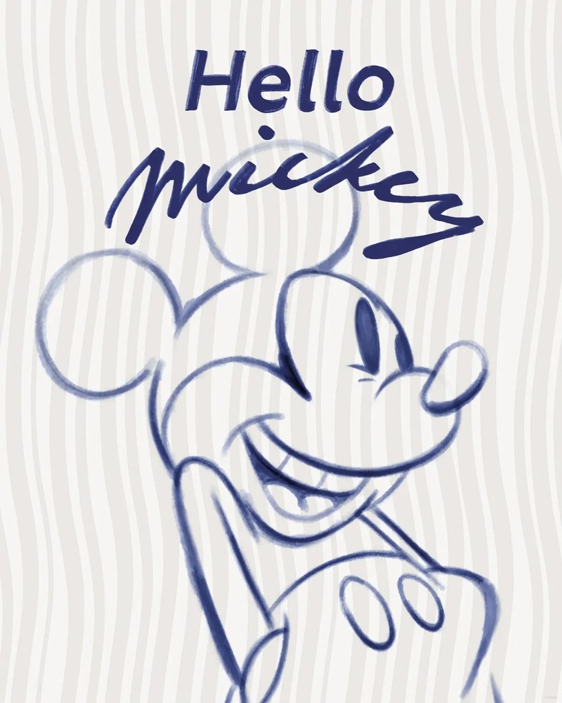 Komar Plakát Disney Mickey Mouse Hello 40 x 50 cm