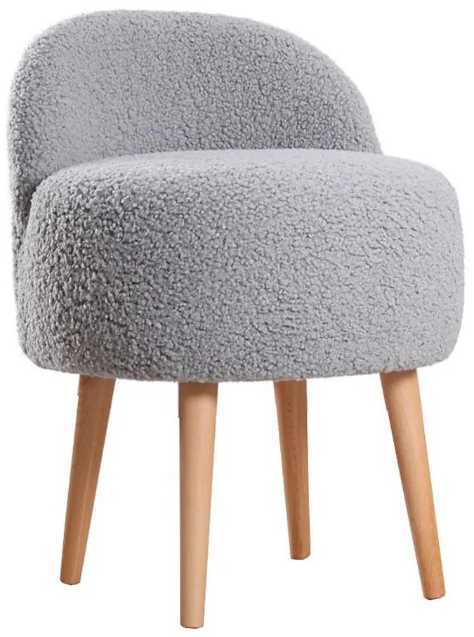 Asir Dětské křeslo MIKI pr. 46 cm šedá 209FLF1152