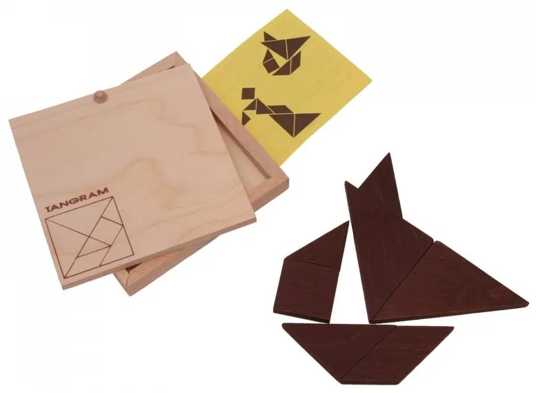 MIKTOYS Dřevěná skládačka TANGRAM