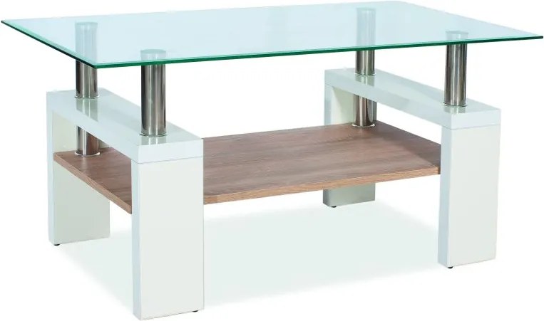 Konferenční stolek LISA bis - bílý