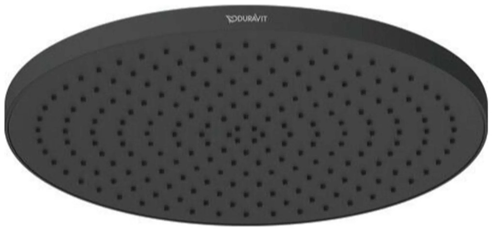 Duravit - Hlavová sprcha, průměr 23 cm, MinusFlow, matná černá UV0662017046