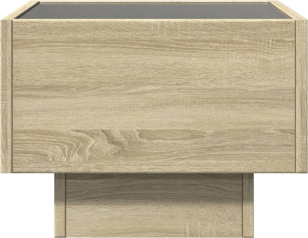 Noční stolek s Infinity LED dub sonoma 40 x 40 x 30 cm 3284065
