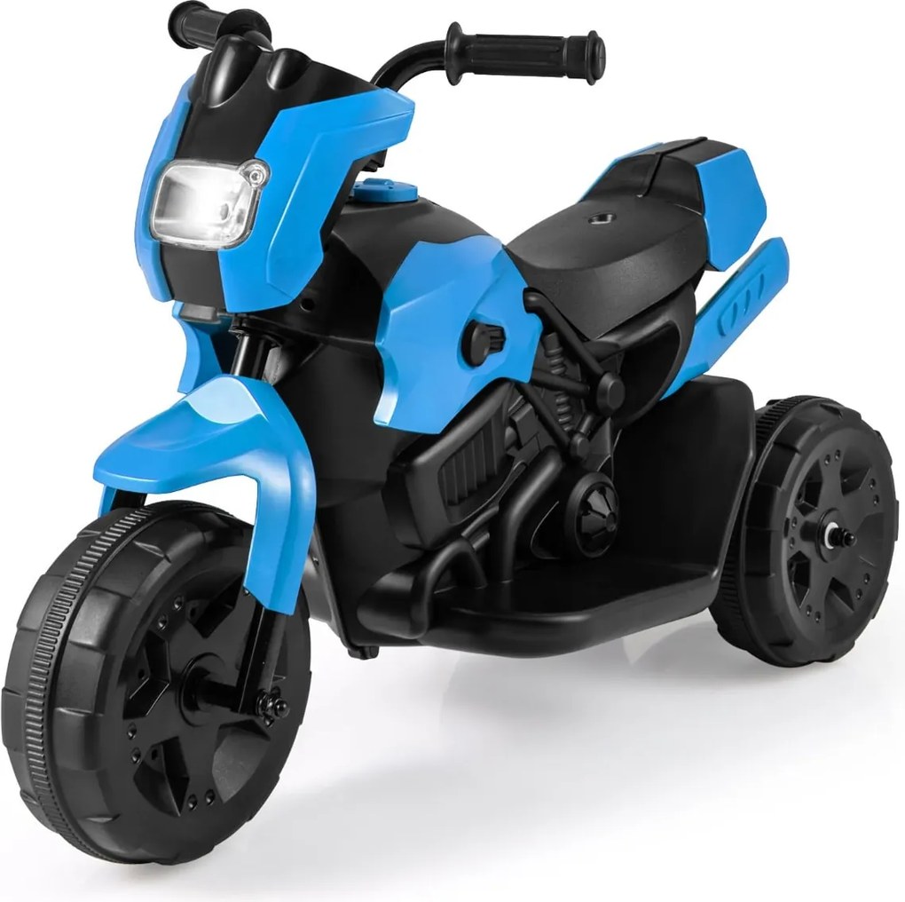 Costway 6 V Dětský motocykl 3-kolový elektrický motocykl s LED