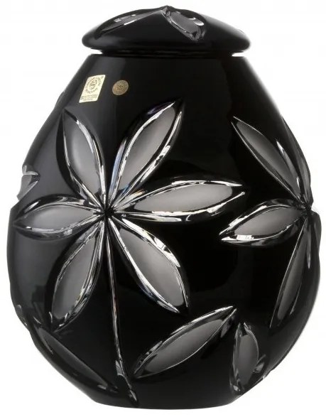 Urna  Linda mat, barva černá, velikost 230 mm