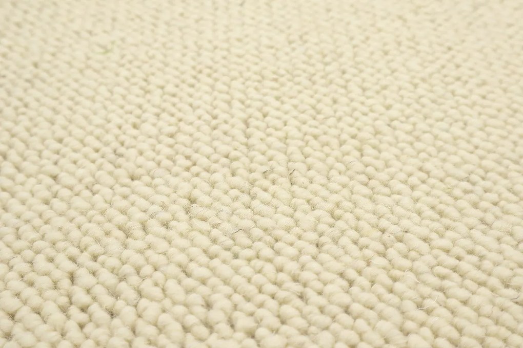 Avanti, Metrážový koberec Alfawool 86 bílý, na míru, šíře 4m,5m, béžová, ab (mřížka), ložnice