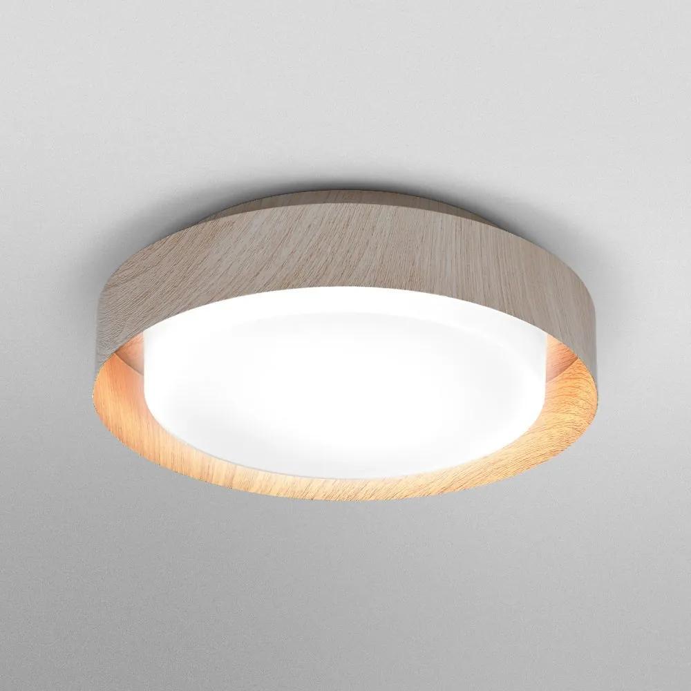 LED stropní svítidlo dřevěné E27 ORBIS MADRID 290 mm